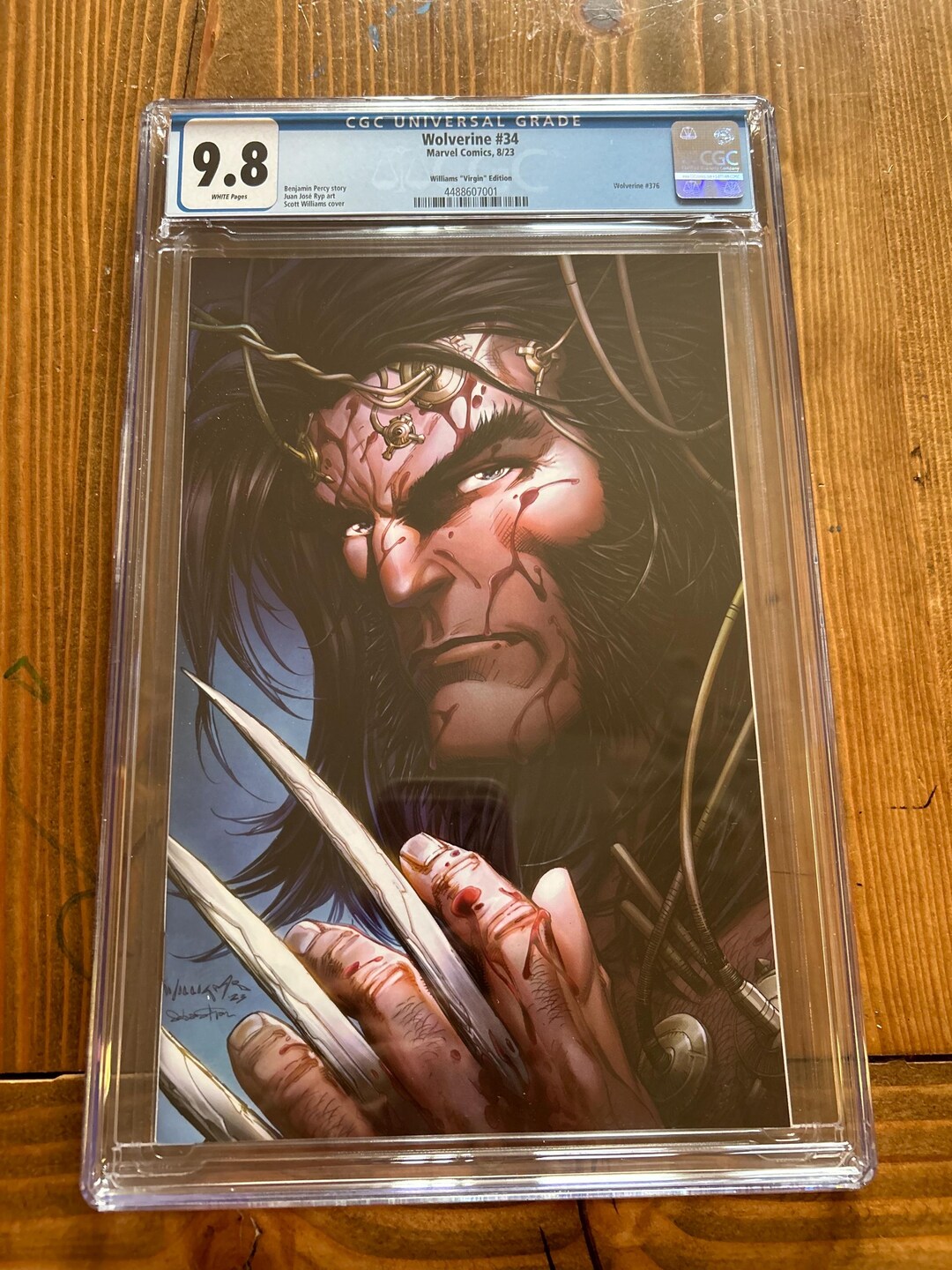 Wolverine 34 CGC 9.8 marvel Comics August 2023 Williams Virgin Edition ...