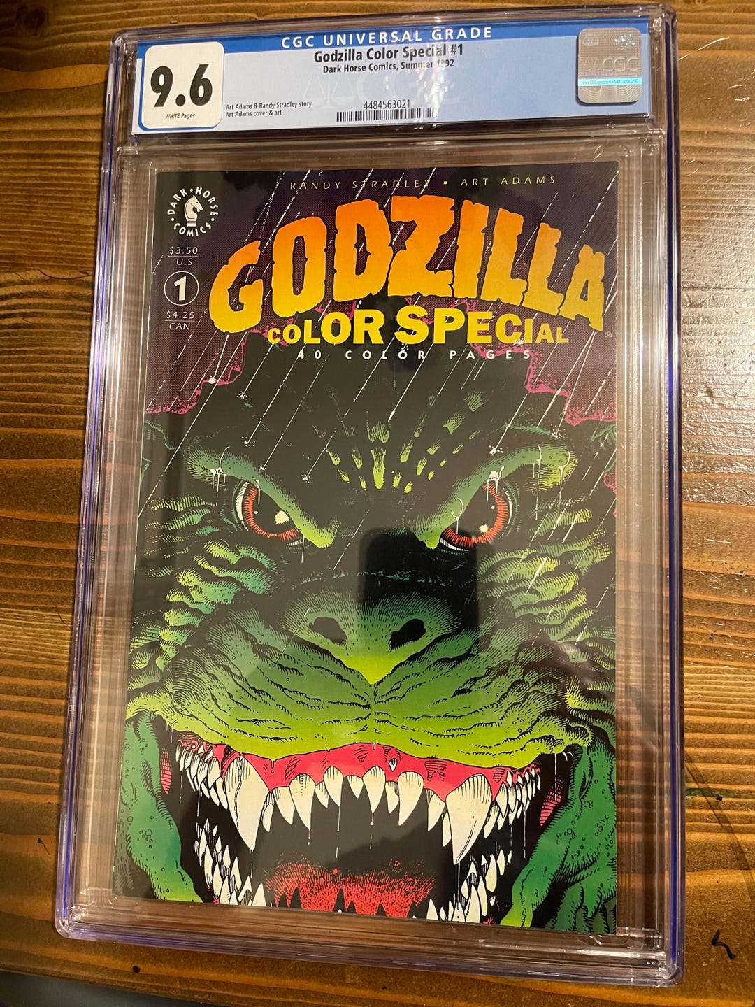 Godzilla Color Special 1 CGC 9.6 White Pages Dark Horse Comics 1992 NM ...