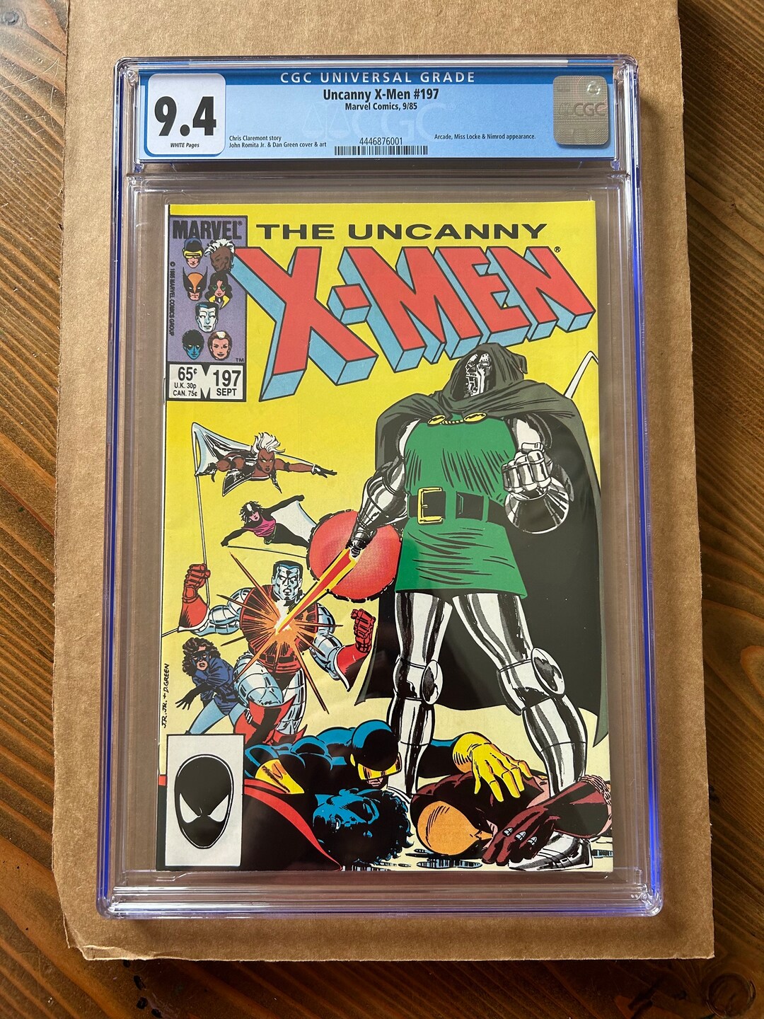 Uncanny X-men 197 CGC 9.4 1985 Doctor DOOM Arcade, Miss Locke & Nimrod ...