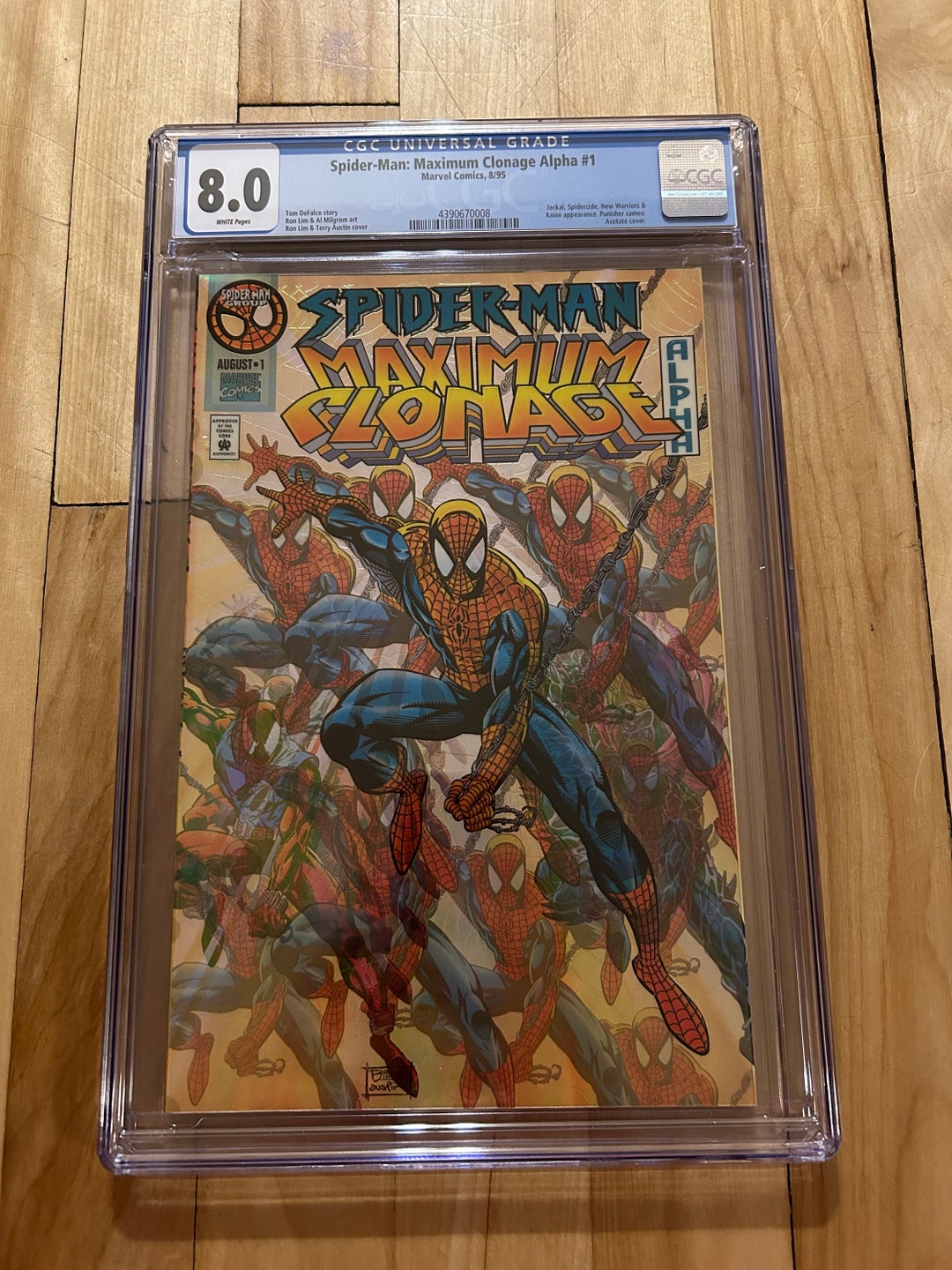 Spider-man Maximum Clonage Alpha 1 CGC 8.0 marvel 1995 - Etsy