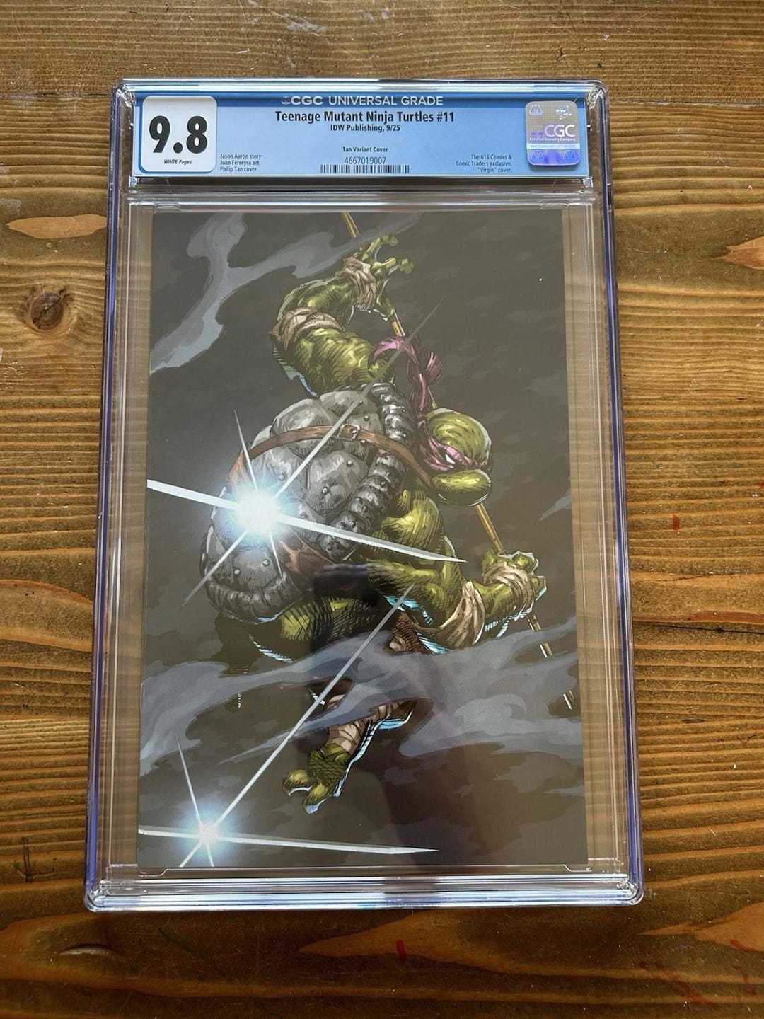 Teenage Mutant Ninja Turtles #11 Philip Tan Exclusive Virgin CGC 9.8 - Etsy