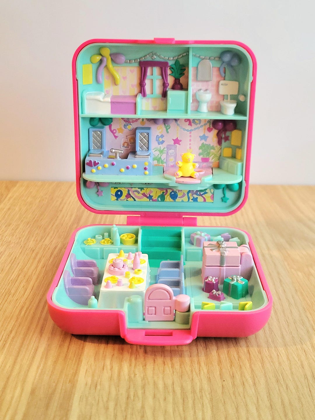 Vintage 1989 Polly Pocket | Polly's Birthday Party Playset | Bluebird ...