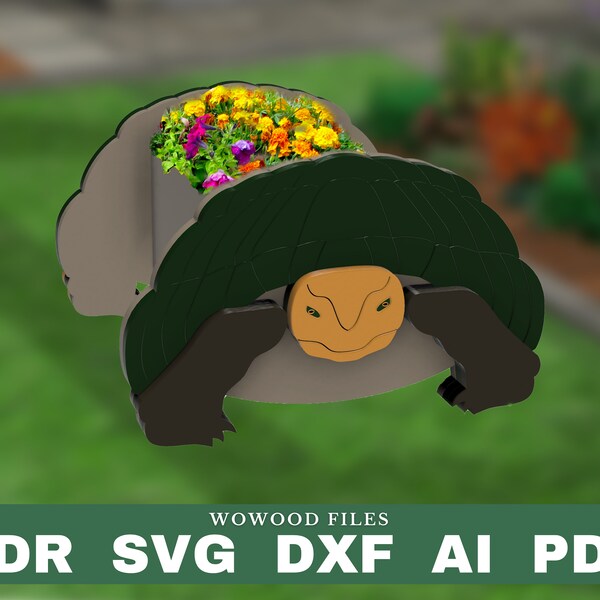 Turtle Planter - Etsy