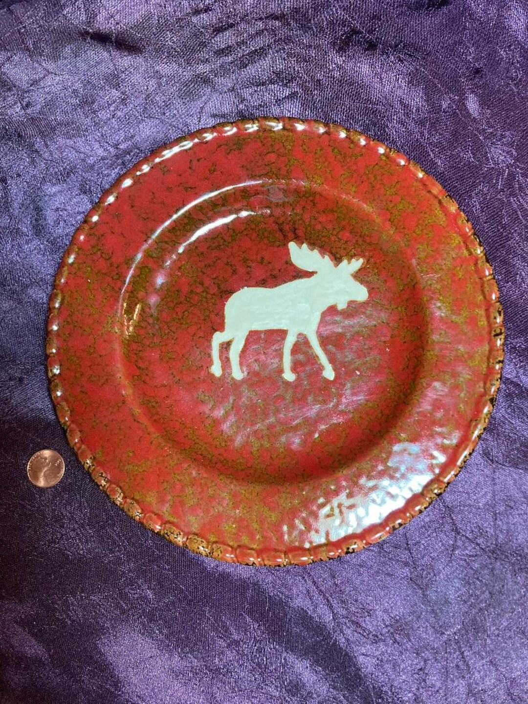 Red Moose Plate Rustic Lodge Replacement or Wall Plate Pristine ...