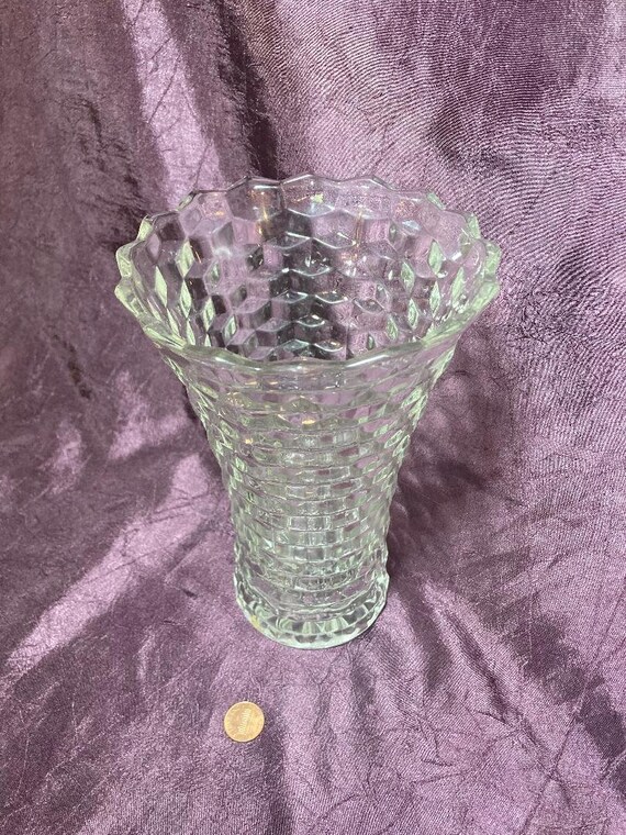 Homco Cubist 50's Vase Pristine Mint Condition Fostoria - Etsy