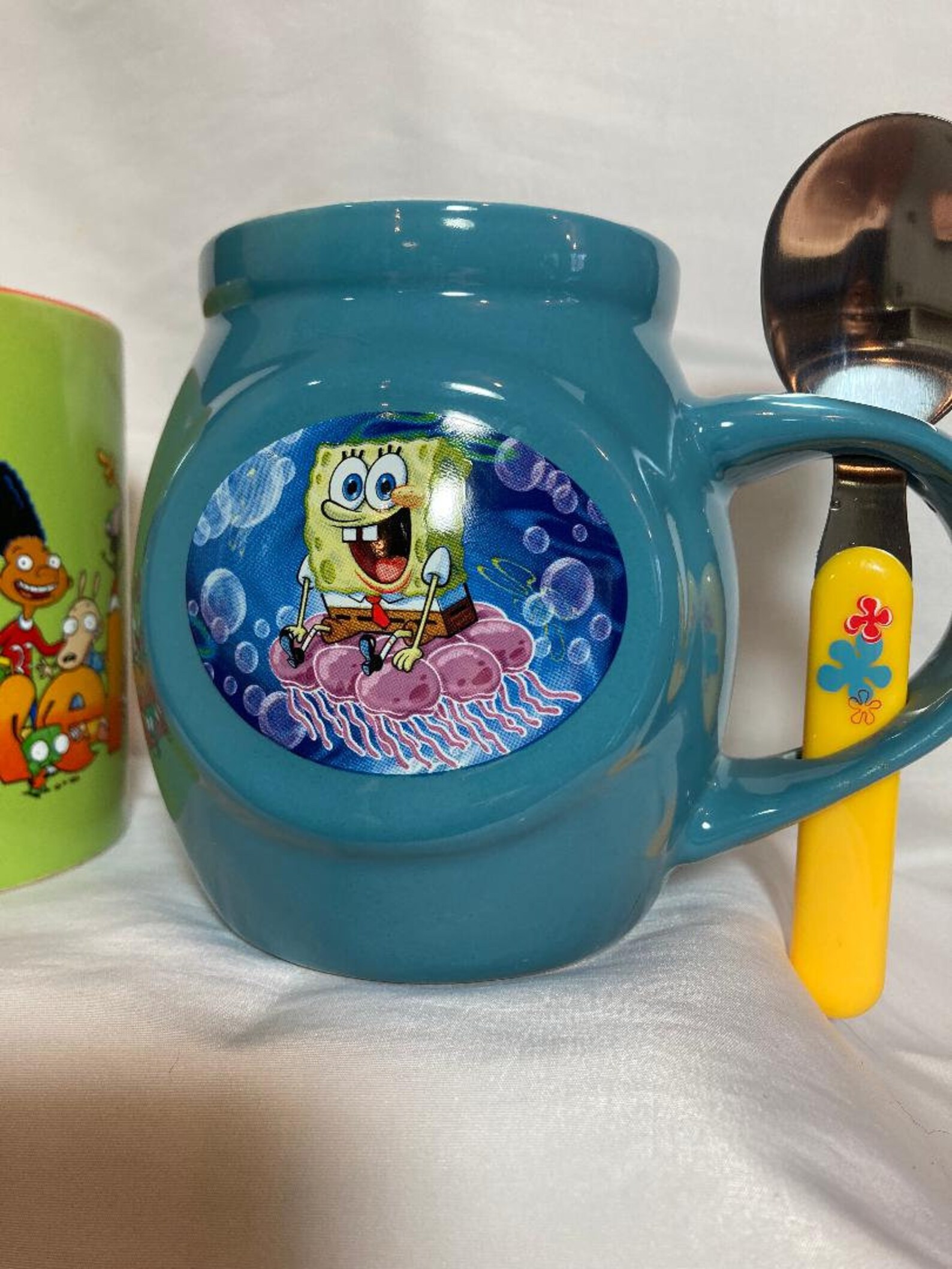 Retro Nickelodeon Sponge Bob Mugs 90s | Etsy