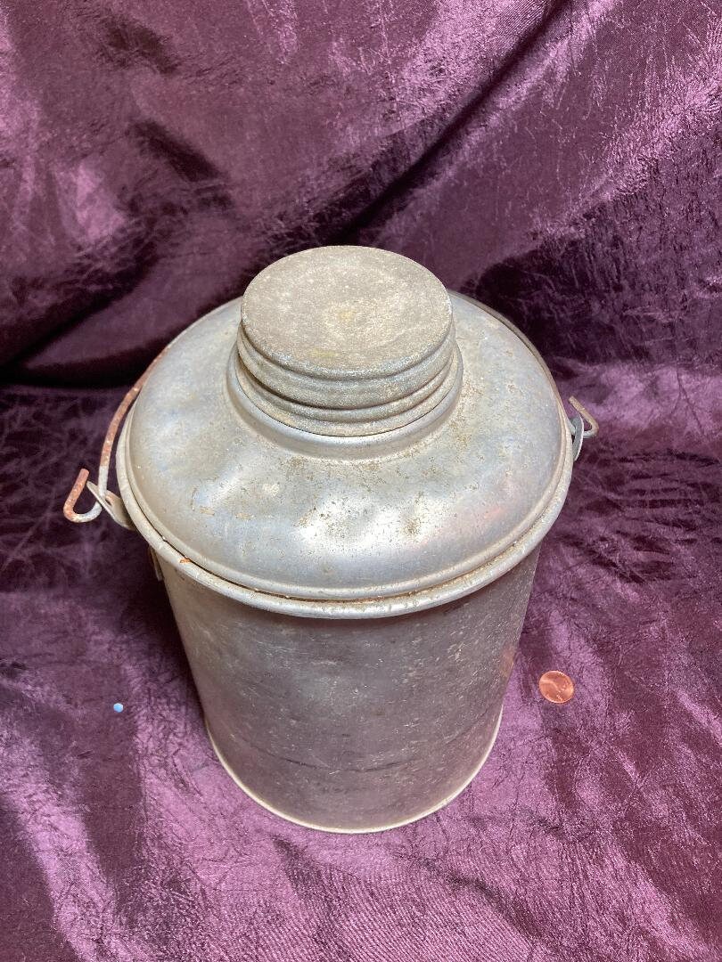 1940s Aluminum and Glass Picnic Jug WW Faris Manufacturing St. - Etsy