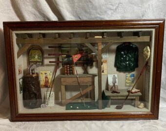 Golf Shadow Box - Etsy