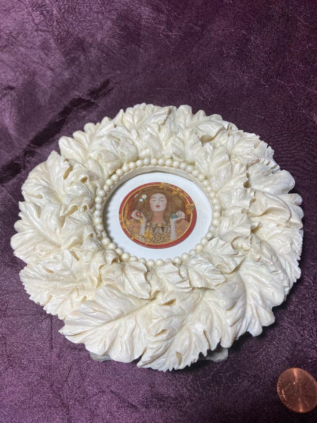 Ivory Leaves Resin Frame Oak Tree - Etsy