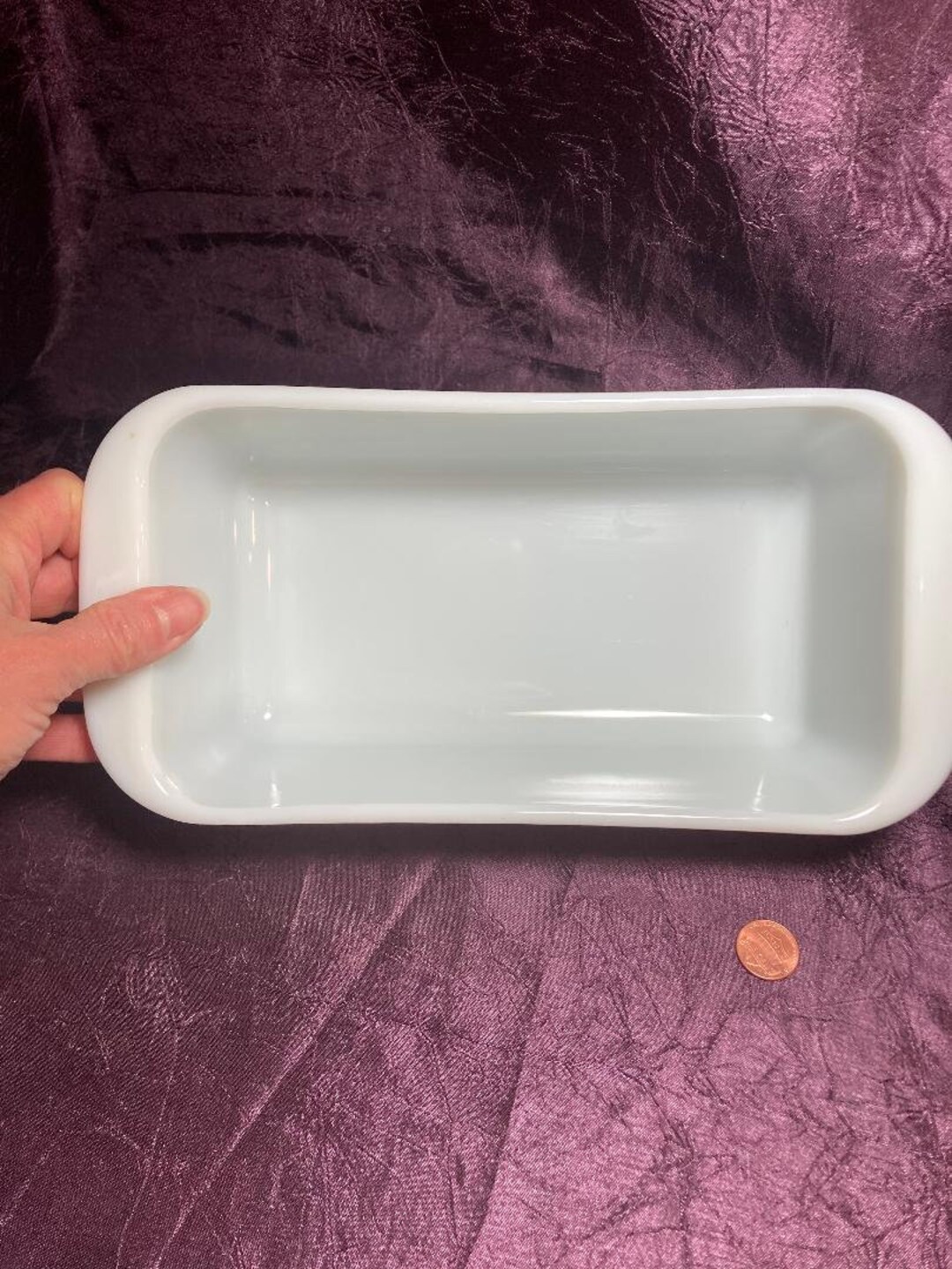 Vintage PYREX White Loaf Pan Milk Glass Meatloaf Bread 213 - Etsy