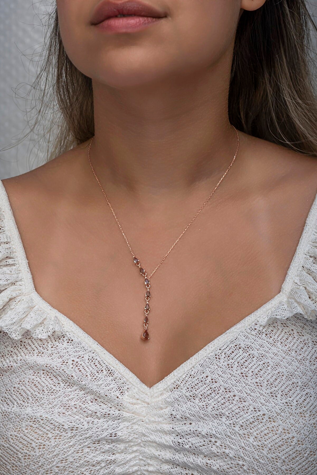 Solid Silver Zultanite Necklace, Rose Gold Zultanite Necklace, Rose ...