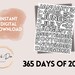 365 Day Habit Tracker, Yearly Habit Tracker, Printable Habit Tracker ...