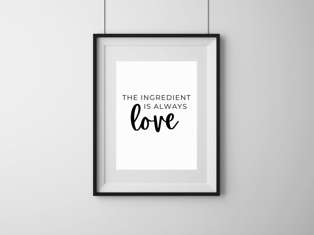 Kitchen Sign: Kitchen Wall Decor, Farmhouse Kitchen Wall Art, Black and ...