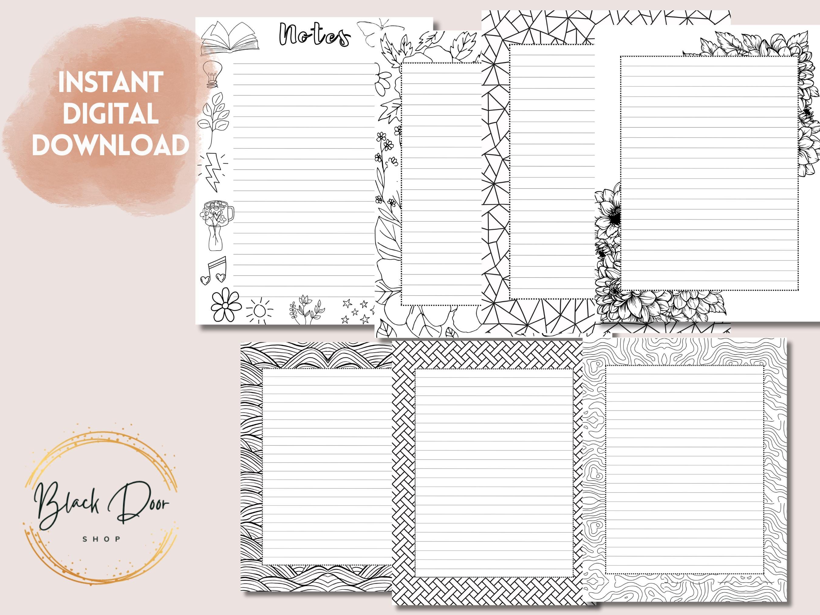 Printable Sermon Notes, Church Printable, Doodle Notes, Sermon Notes ...