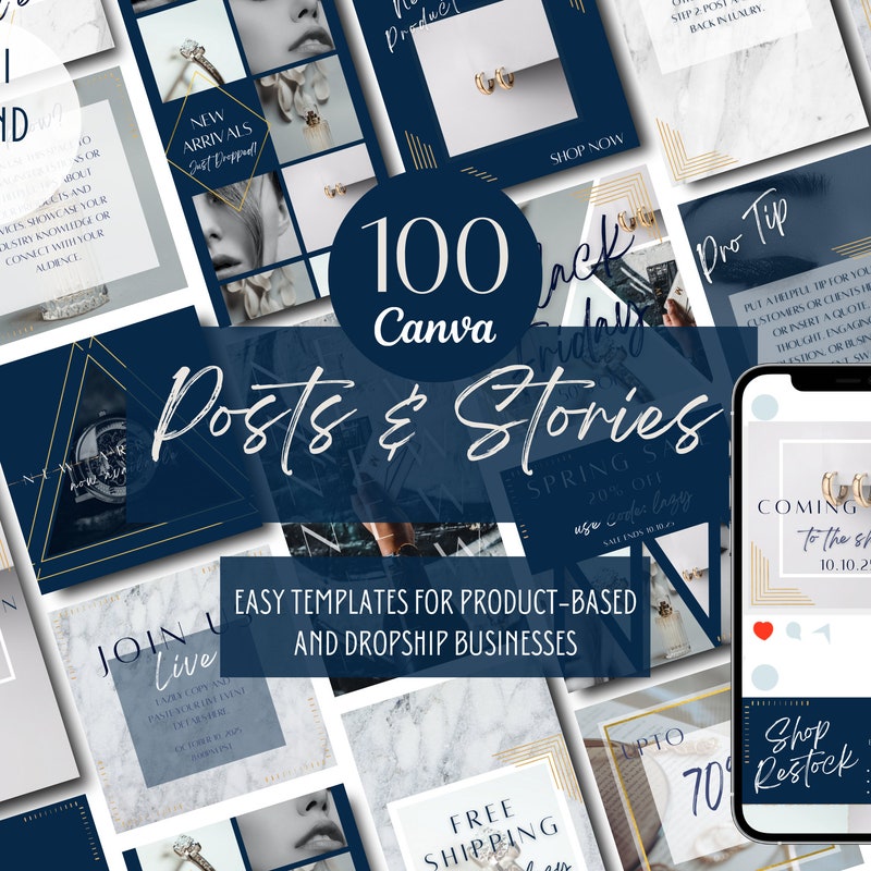 Navy Fashion Brand - Etsy