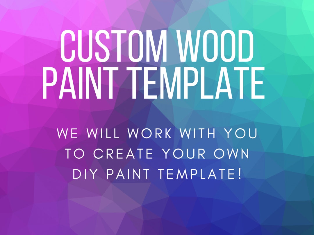 Custom Wood Paint Design Great for Parties and Paint and Sips - Etsy