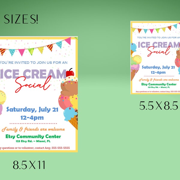 Ice Cream Social - Etsy