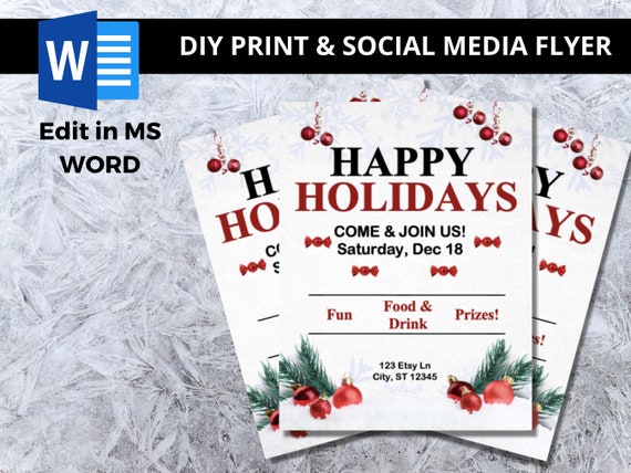 Microsoft Holiday Flyer Templates