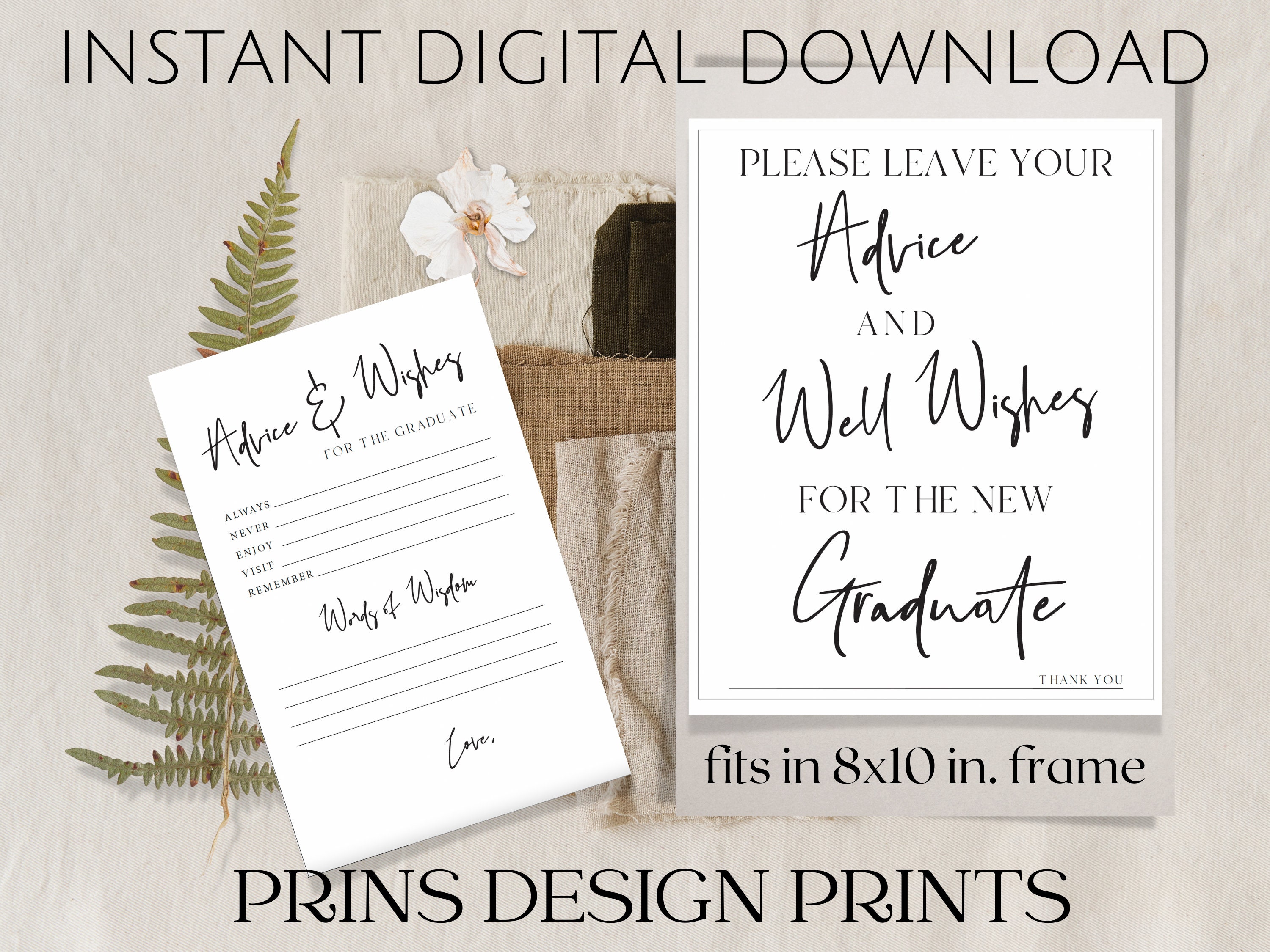 Graduation Party Printable Sign - Grad Party Signs - Party Games ...