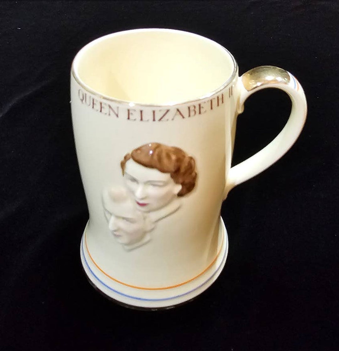 Crown Devon Queen Elizabeth II Coronation Musical Tankard - Etsy