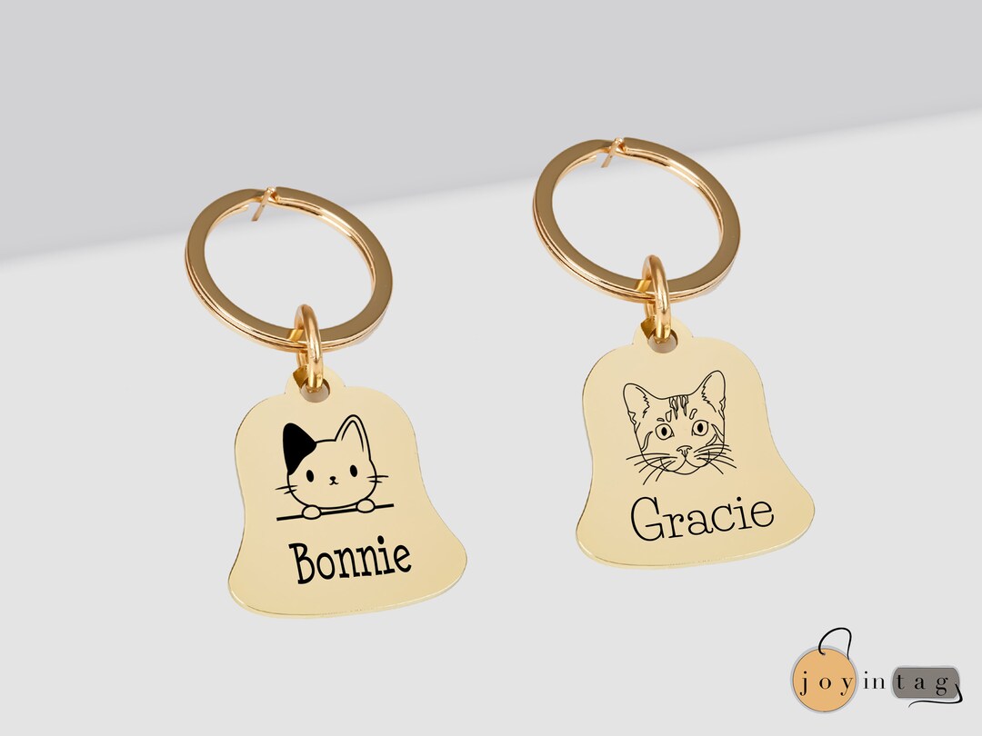 Custom Cat Tag, Adorable Pet ID Tags, Cute Dog Tag for Your Furry ...