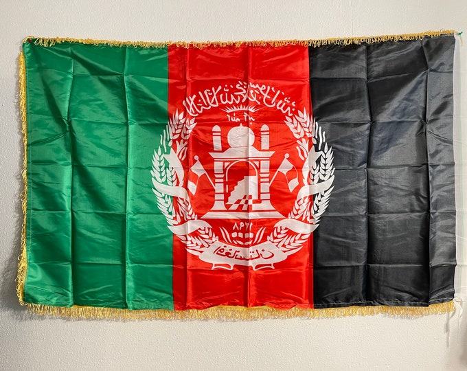 Afghanistan National Flag / Large Afghan National Flag / Mili Bairagh ...