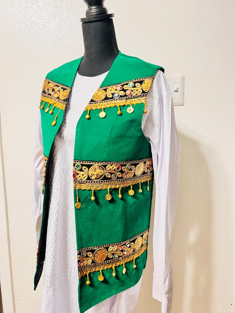 Afghan Traditional Waistcoat / Waskat for Men / Afghani Party - Etsy