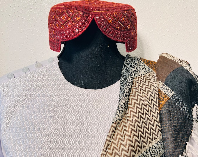 Handmade Pakistani Sindhi Topi / Cap / Hat Size Medium - Etsy