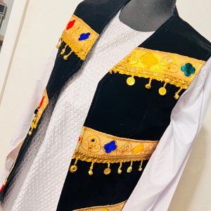 Afghan Traditional Waistcoat / Waskat for Men / Afghani Party & Wedding ...