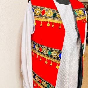Afghan Traditional Waistcoat / Waskat for Men / Afghani Party & Wedding ...