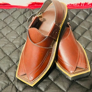 Afghan Hand Made Leather Chappal (chapli / Saplee) - Etsy