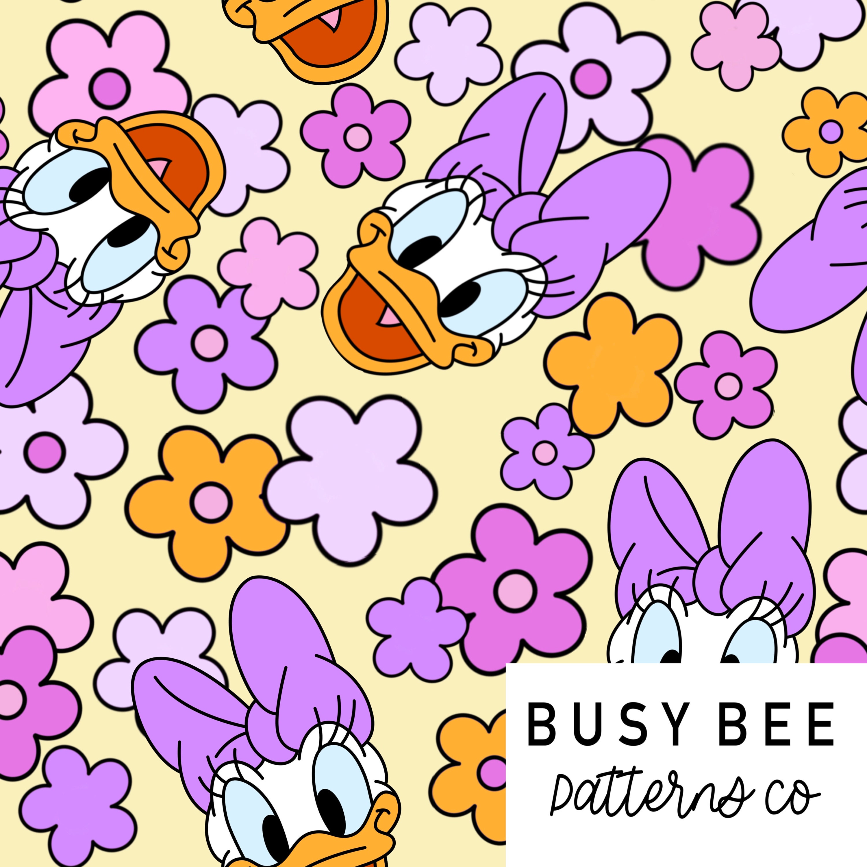 Daisy Duck Seamless File - Etsy