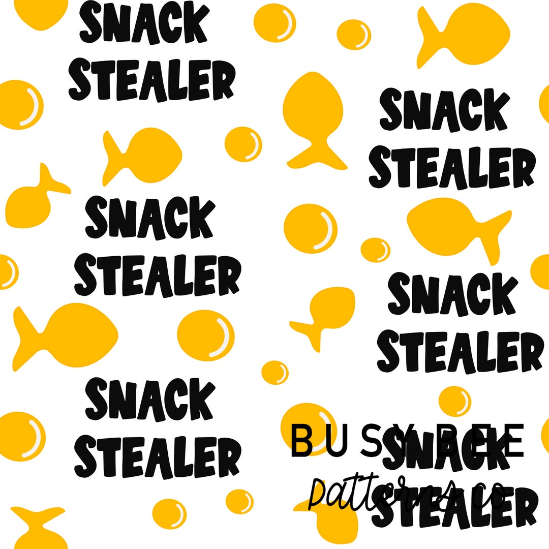 Snack Stealer Seamless File - Etsy