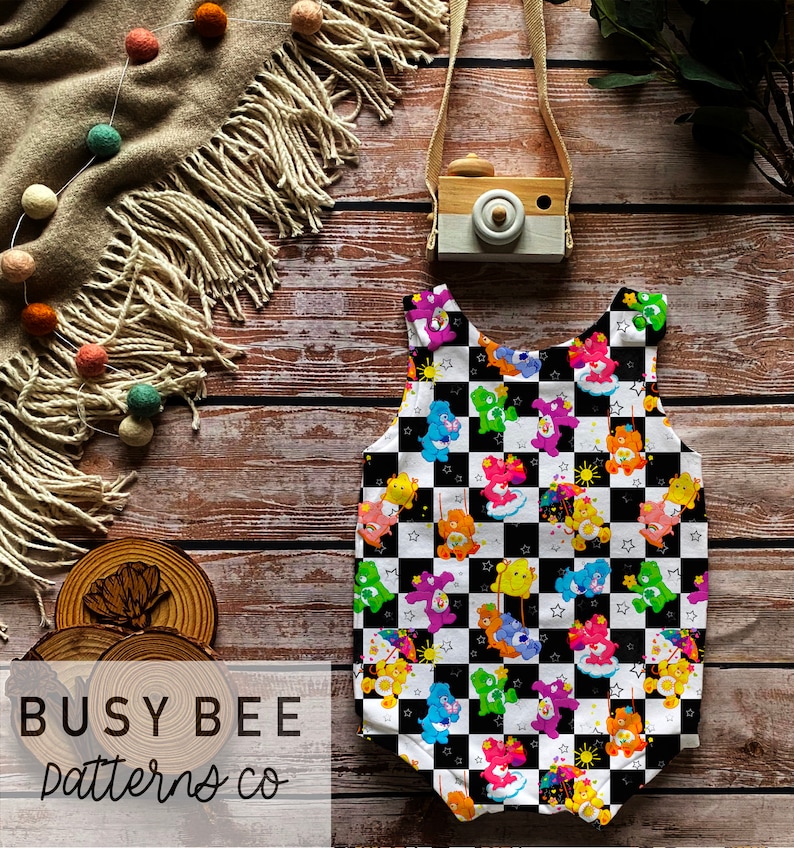 Cute Bears 90s Kids TV Show Inspired Checkerboard Seamless - Etsy