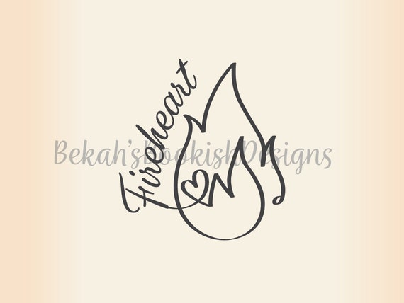 THRONE OF GLASS: Fireheart .png .jpeg .svg - Etsy New Zealand