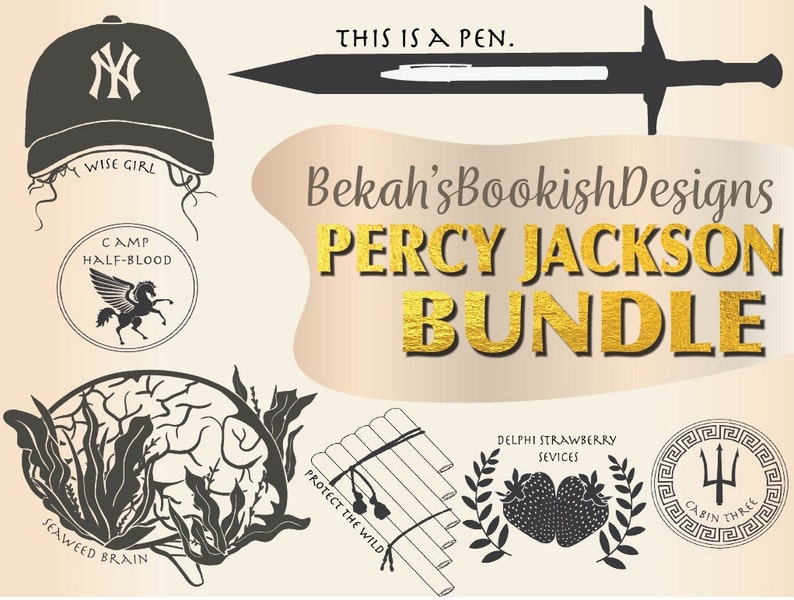 PJO SVG BUNDLE - Etsy