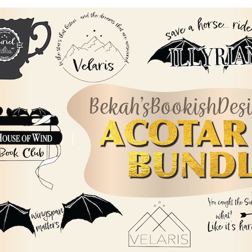 ACOTAR Svg Bundle 16 Svg & Png Files Acotar Svg for Cricut - Etsy