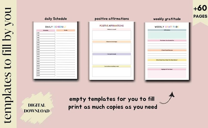 Ultimate ADHD Planner for Kids Printable Checklist for ADHD ...