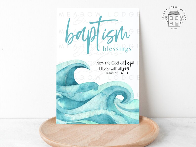 PRINTABLE Baptism Card Instant Download Teen Christian - Etsy