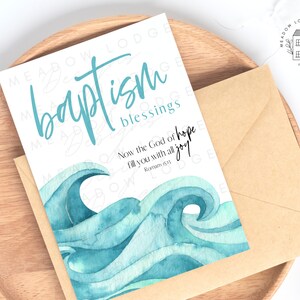 PRINTABLE Baptism Card Instant Download Teen Christian - Etsy