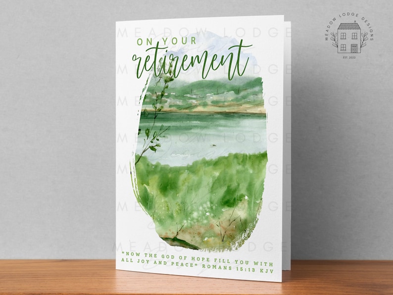 PRINTABLE Christian Retirement Card Printable Christian KJV - Etsy