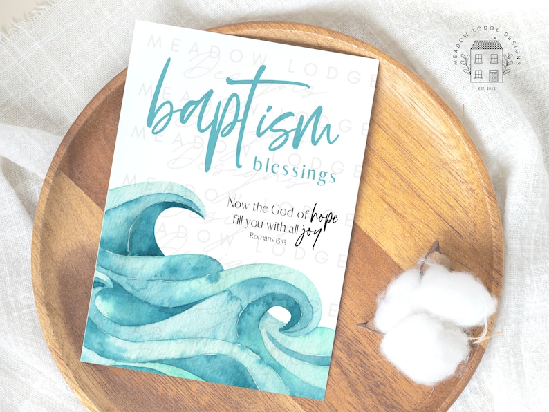 PRINTABLE Baptism Card Instant Download Teen Christian - Etsy