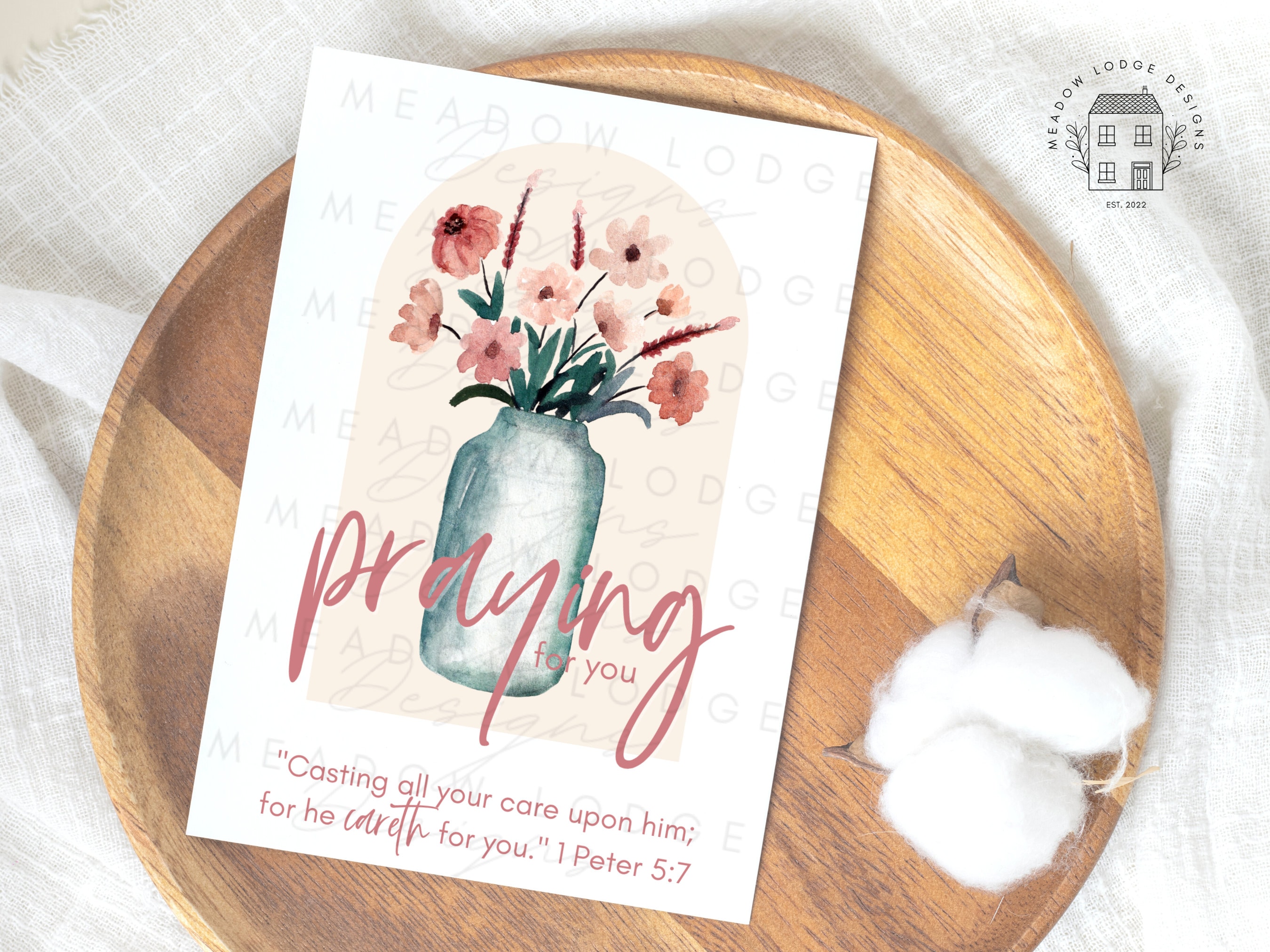 PRINTABLE Praying for You Christian Card Christian - Etsy