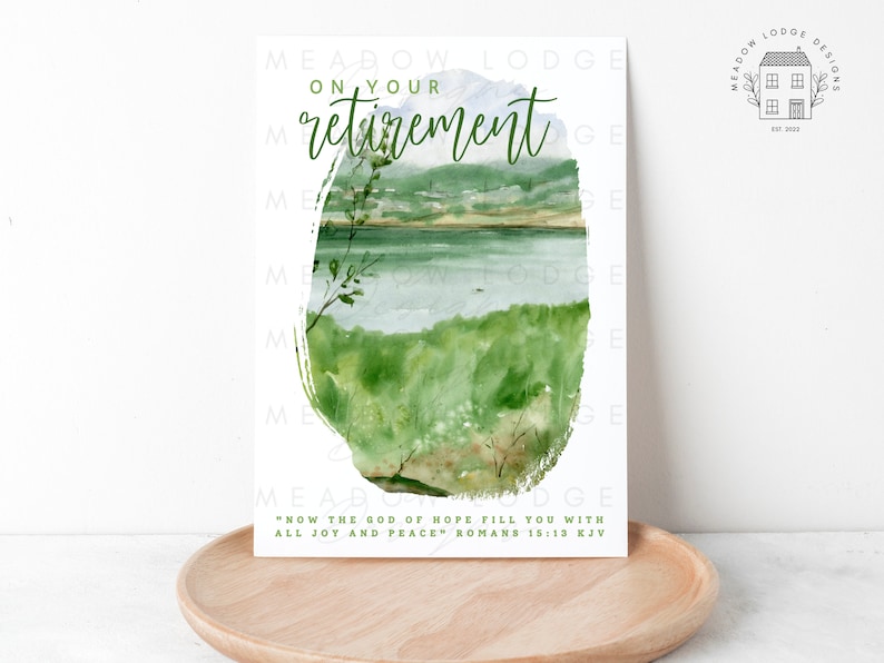 PRINTABLE Christian Retirement Card Instant Download - Etsy