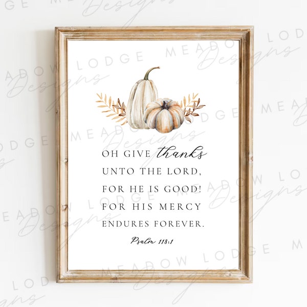 Psalm 118 1 - Etsy