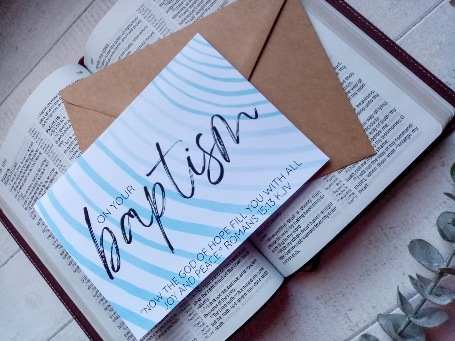 PRINTABLE Baptism Card, Instant Download Christian Baptism Card for ...