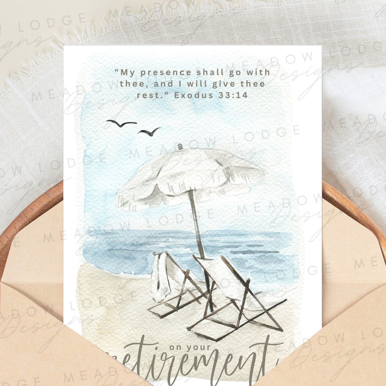 PRINTABLE Retirement Card, Instant Download Christian Retirement Card ...