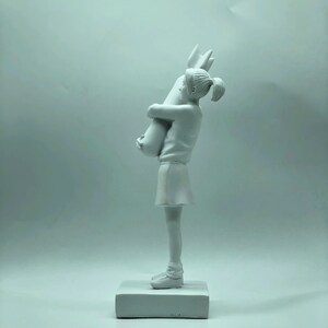 Banksy Bomb Hugger Girl Figurine Bomb Love Banksy Statue - Etsy