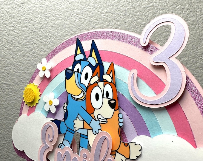 Blue/bing Cake Topper Inspired - Etsy