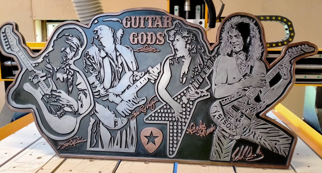 Guitar Gods - SVG, DXF, EPS File - Etsy